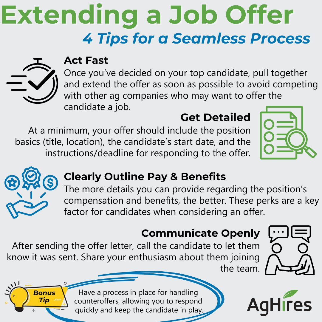 Extending a Job Offer: 4 Tips for a Seamless Process