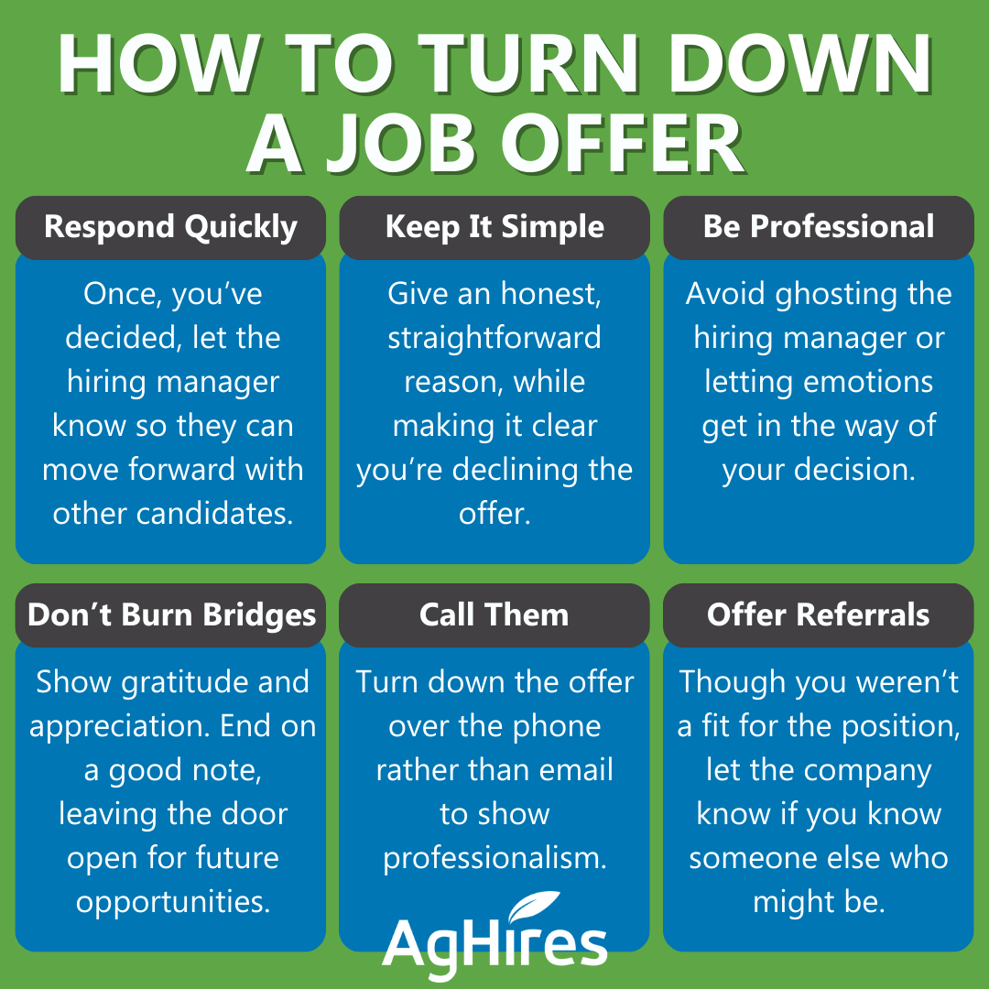 How to Politely Turn Down a Job Offer