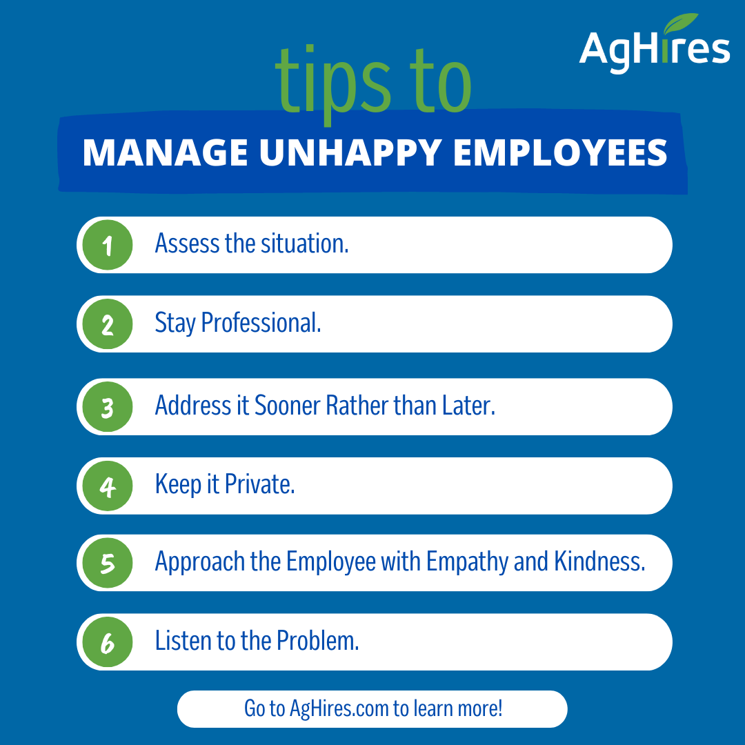 How to Manage Unhappy Employees